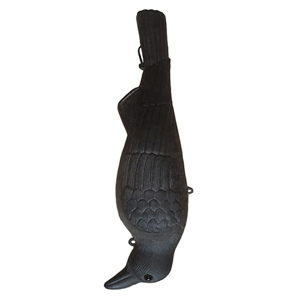 Life-size crow with magnets – Vogeverschrikker.nl